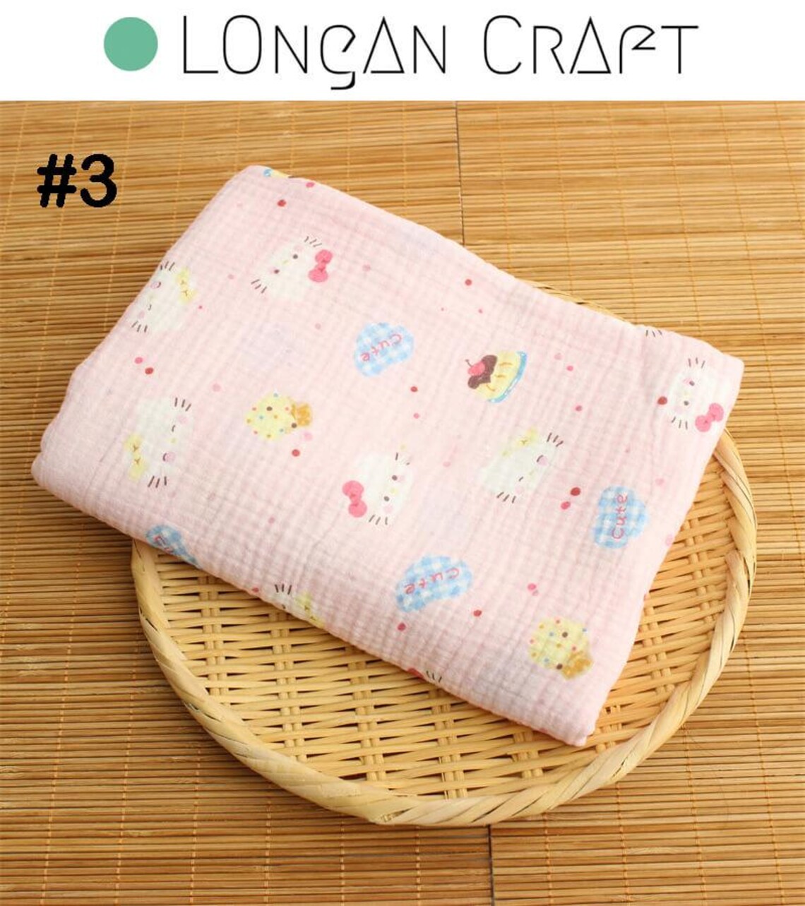 Animal Print Cotton Double Gauze Fabric, Baby Blanket Material - Etsy