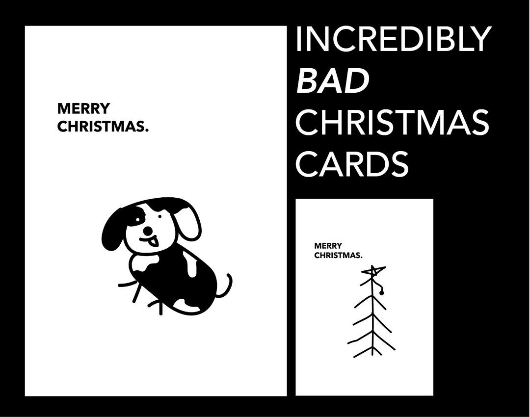 Incredibly Bad Christmas Cards - Etsy