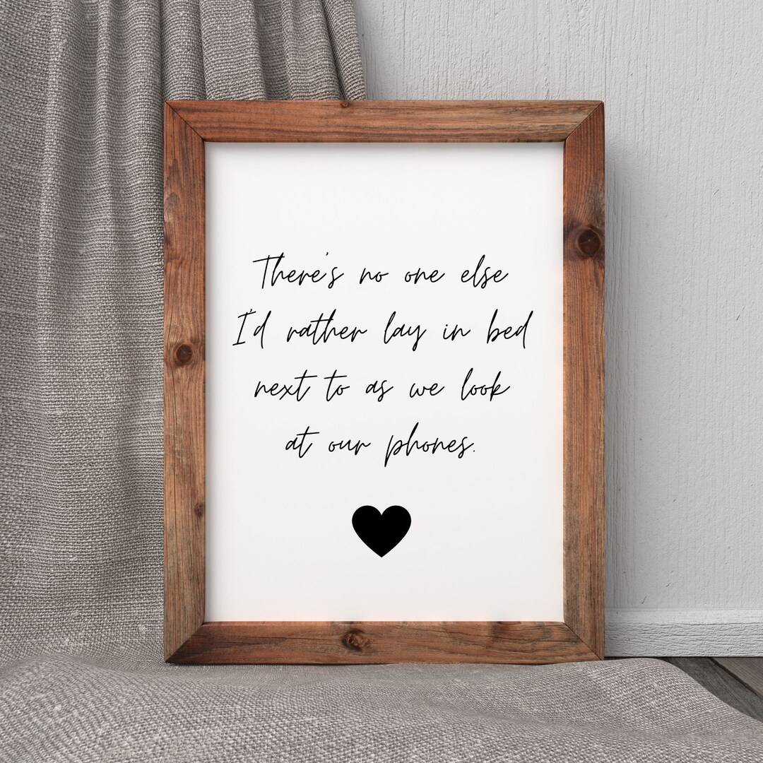There's No One I'd Rather Instant Download Digital Print - Etsy