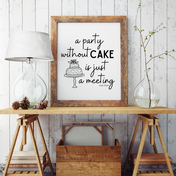 A Party Without Cake - Etsy