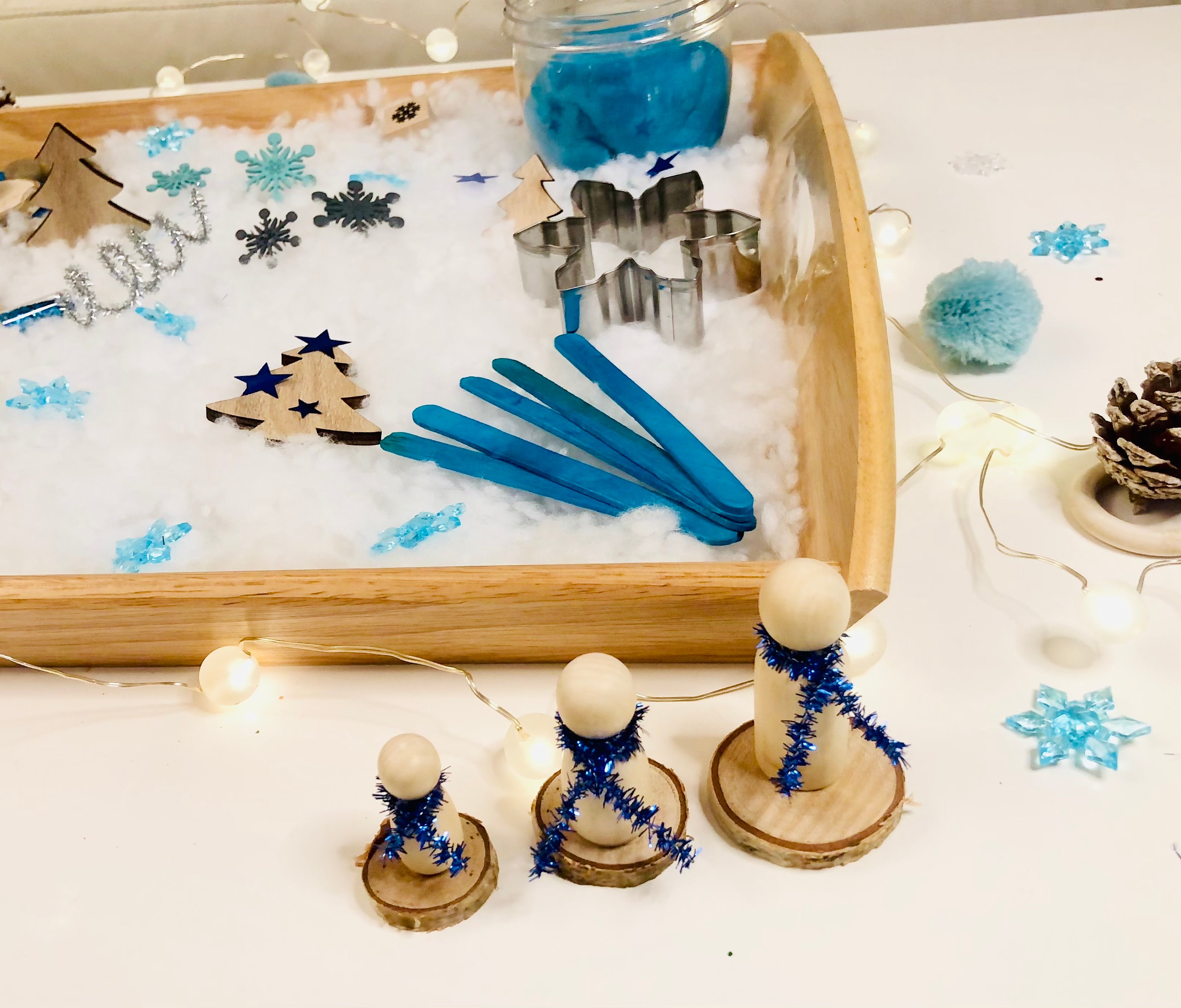 Winter Wonderland Sensory Play Kit, Fine Motor Activity, Gift for ...