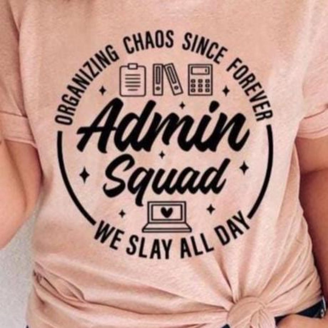 Admin Squad SVG PNG, Office Squad SVG Teacher Gift , Secretary ...
