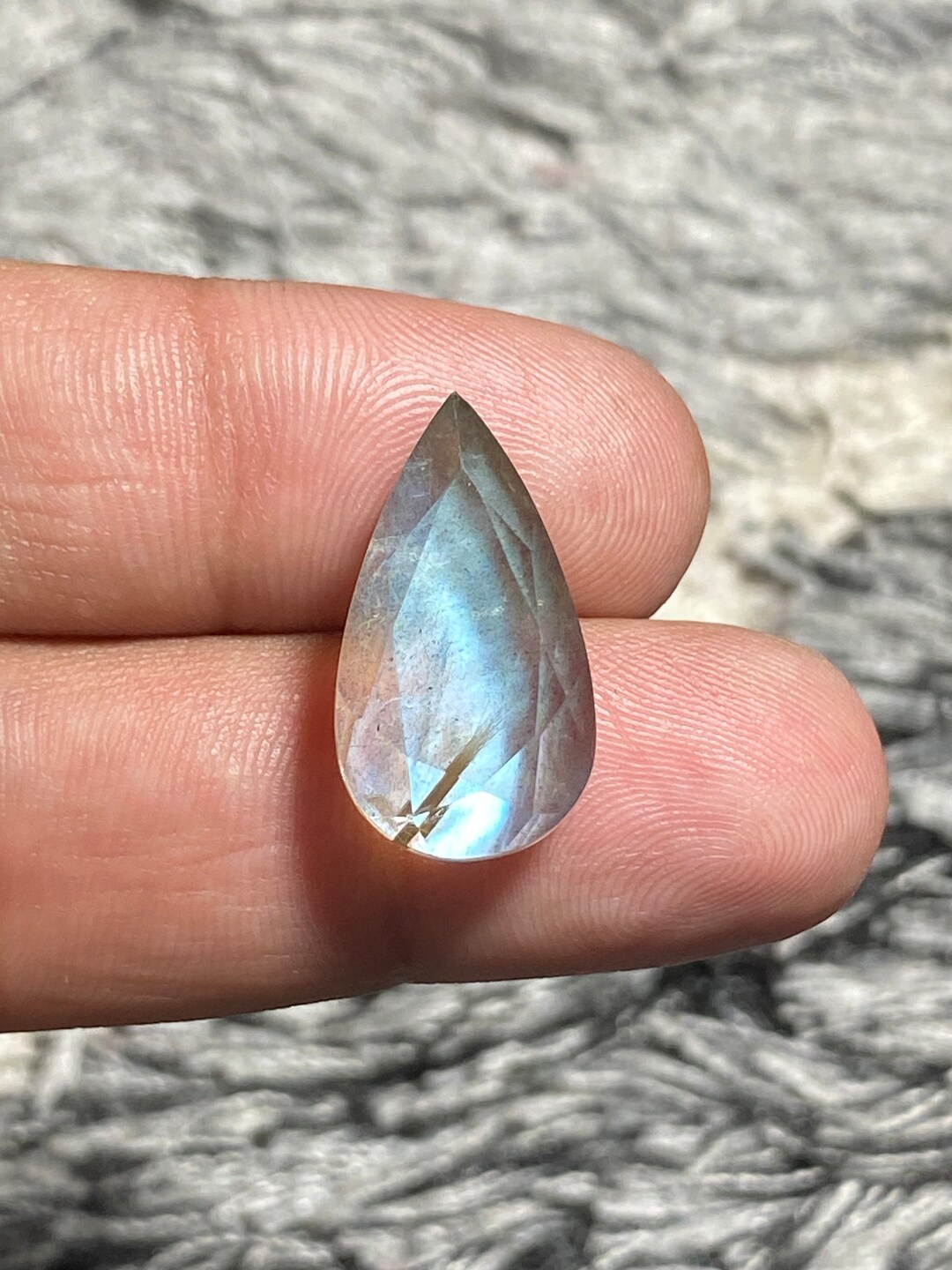 Rare Find Emerald Cut Natural Golden Rutile Labradorite Doublet 21x11x7 ...