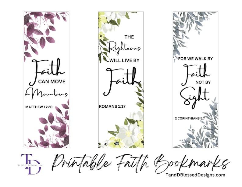 Printable Bible Verse Bookmarks, Christian Scripture Quotes, Faith ...