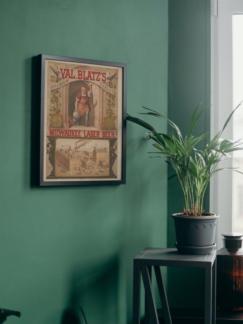 1879 Beer Advertisement Valentin Blatz Brewing Company Reprint Wall ...