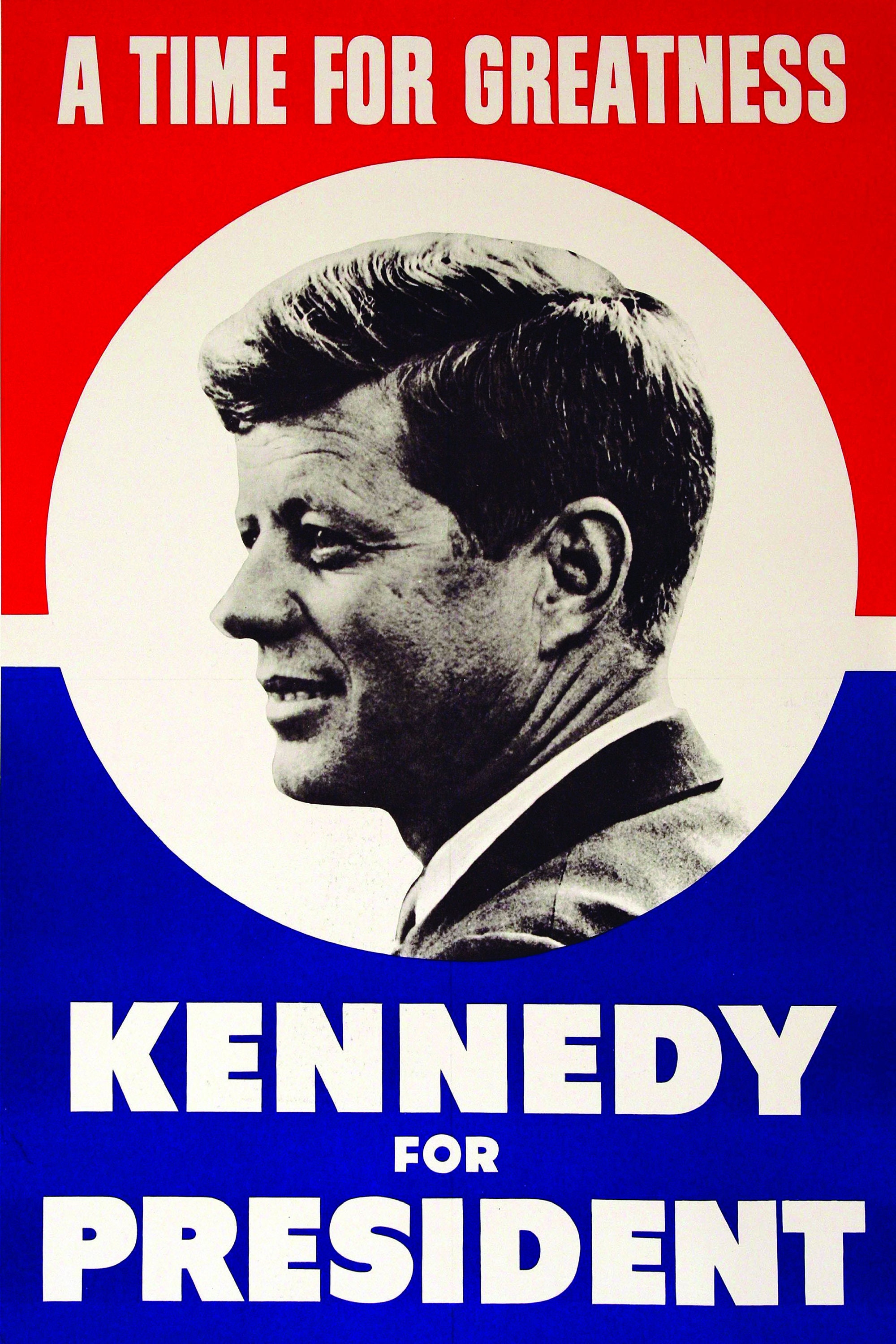 JFK Campaign Poster "a Time for Greatness" Reprint. 1960 John F ...