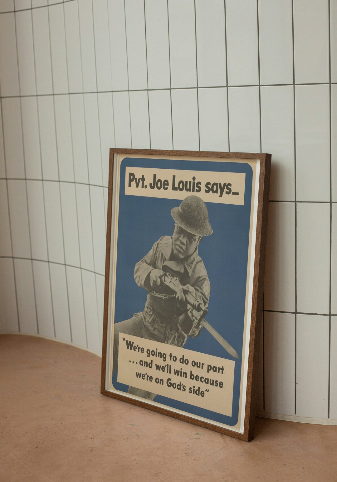 Boxing Legend Joe Louis World War II United States Army Poster - Etsy