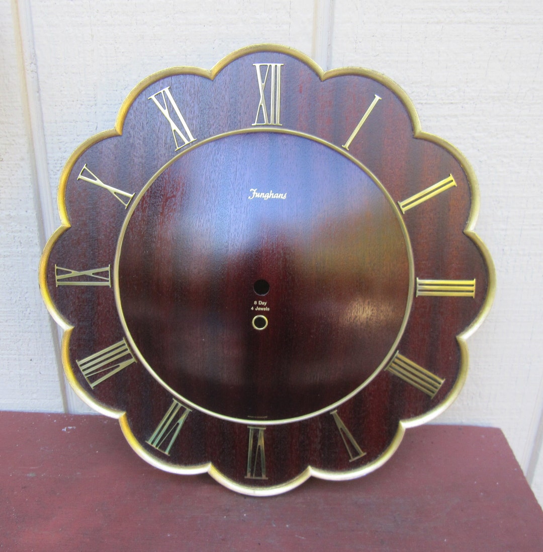Junghans Clock Face 26/0112 Vintage Replacement Part Convex - Etsy