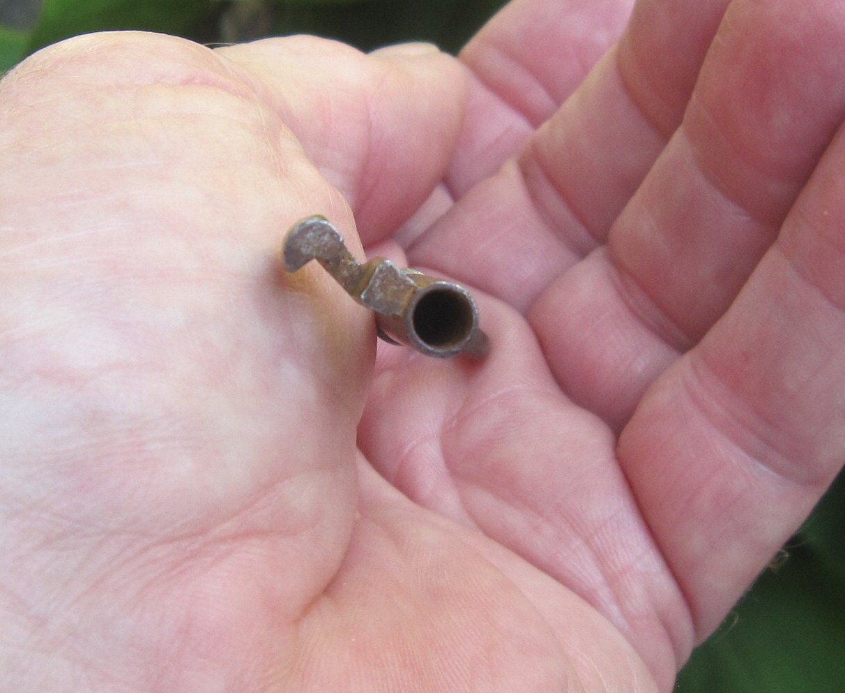 Antique Cabinet Key Hollow Barrel - Etsy