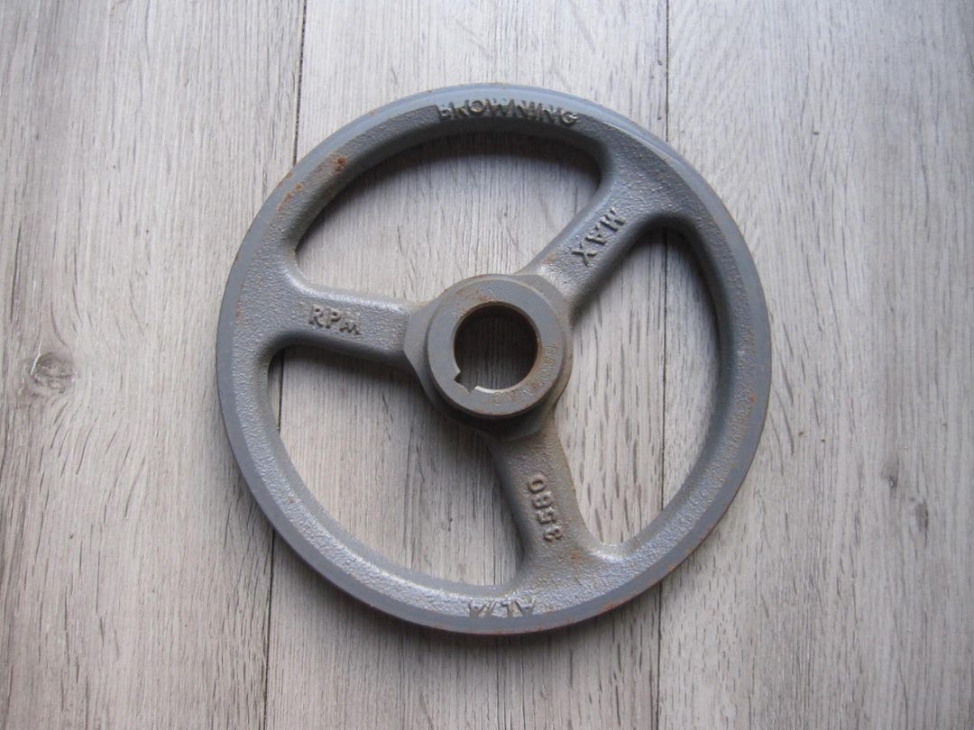 Flywheel Pulley 7" Browning Old Cast Iron 15/16" Bore - Etsy