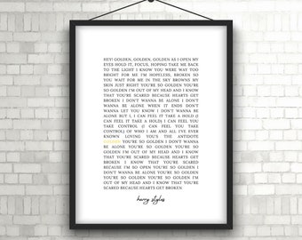 You're so Golden, Printable Poster, Digital Print, Minimalist, Home ...