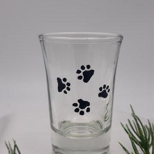 Unique Pet Shot Glass, Hand Painted in the USA, Gift Boxed ...