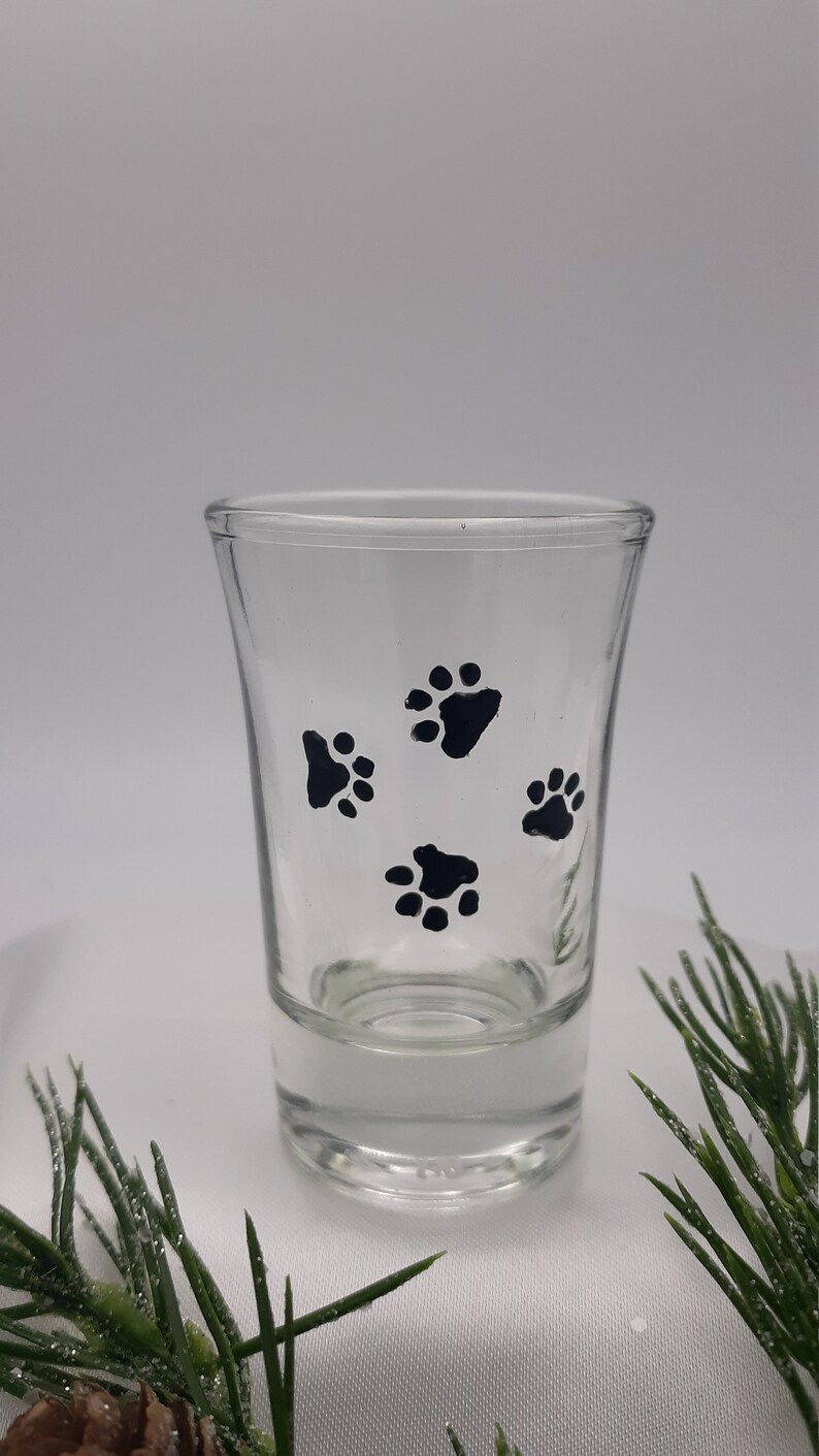 Unique Pet Shot Glass, Hand Painted in the USA, Gift Boxed ...
