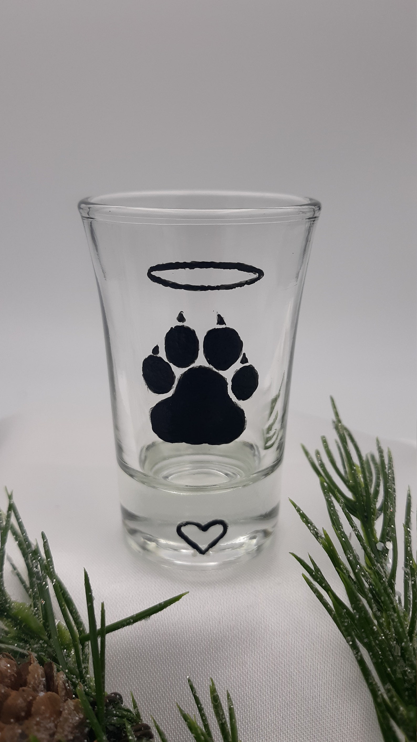 Unique Pet Shot Glass, Hand Painted in the USA, Gift Boxed ...