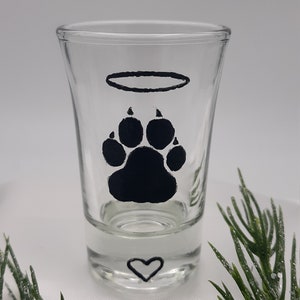 Unique Pet Shot Glass, Hand Painted in the USA, Gift Boxed ...