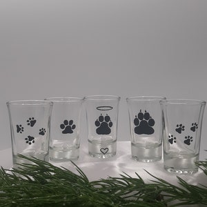 Unique Pet Shot Glass, Hand Painted in the USA, Gift Boxed ...