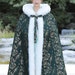 Hanfu Capes and Cloaks Hooded Cape Embroidered Overcoat Traditional ...