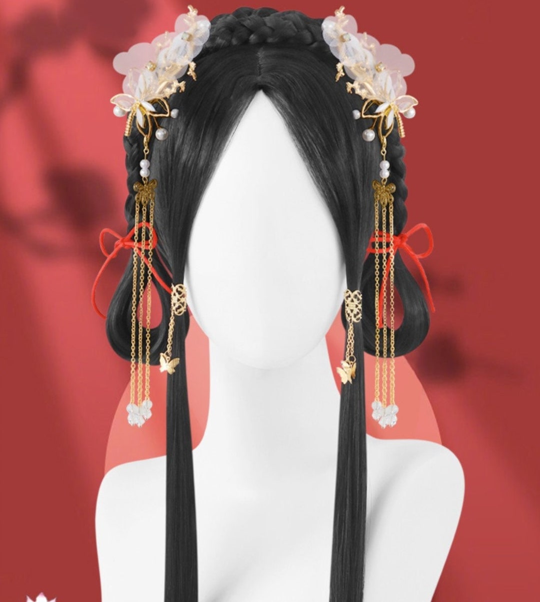 Hanfu Hair Wigs by Hanfu Story Hair Bands Hair Extensions Costume Wig ...
