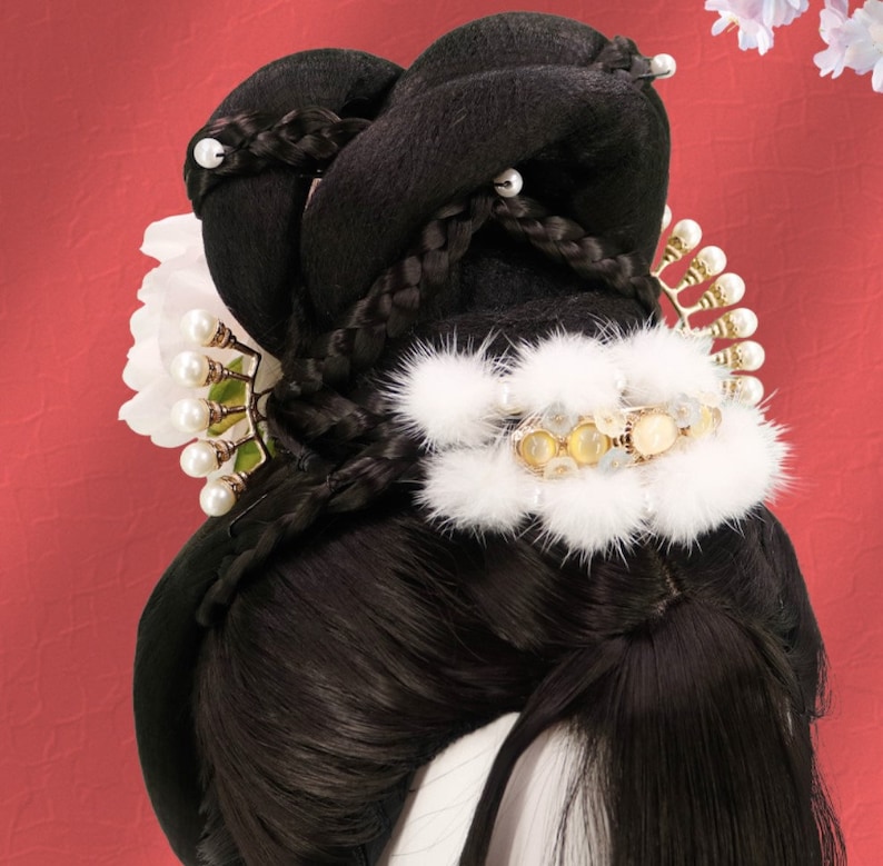 Hanfu Hair Wigs by Hanfu Story Hair Bands Hair Extensions - Etsy