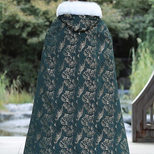 Hanfu Capes and Cloaks Hooded Cape Embroidered Overcoat Traditional ...