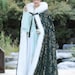 Hanfu Capes and Cloaks Hooded Cape Embroidered Overcoat Traditional ...