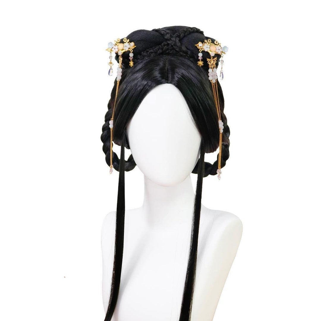 Hanfu Hair Wigs by Hanfu Story Hair Bands Hair Extensions Costume Wig ...
