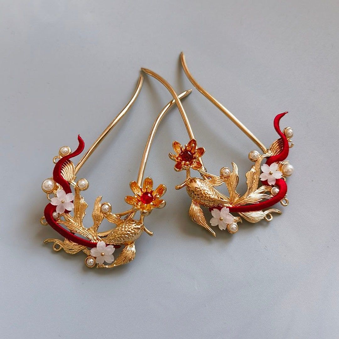 Handmade Hanfu Hair Accessories by Hanfu Story Chinese Hair Pins Hair ...