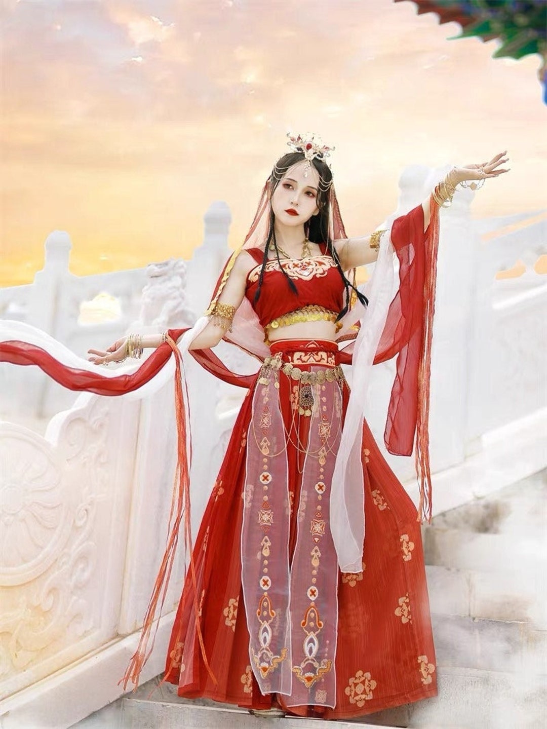 Dunhuang Feitian Costume by Hanfu Story Traditional Chinese - Etsy
