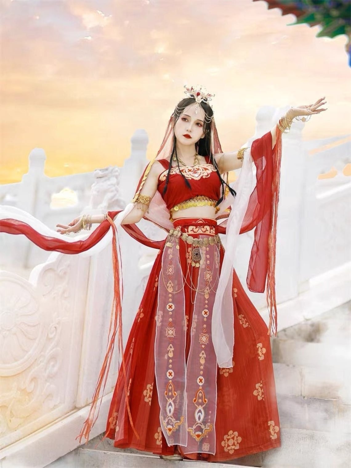 Dunhuang Feitian Costume by Hanfu Story Traditional Chinese - Etsy