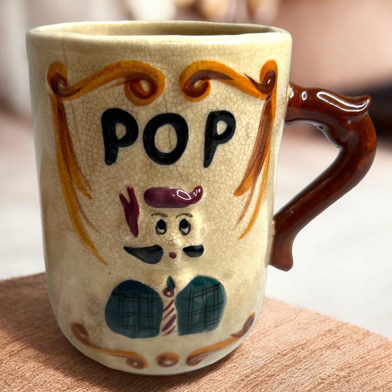Antique Mustache Mug - Etsy