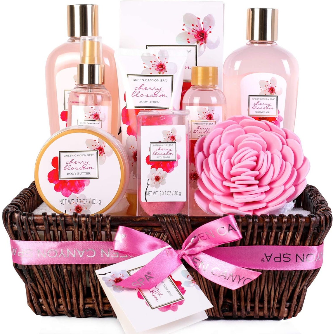 Spa Bath Gift Set for Her Birthday Gift Sets 10 Pcs Cherry | Etsy