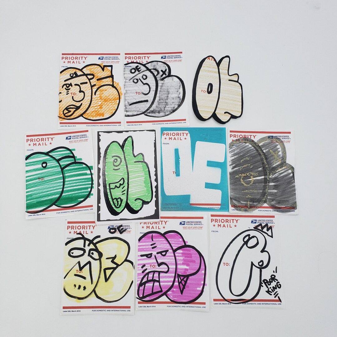 Graffiti Sticker Pack 10 Piece Custom Made by PUKE ONE New York Street ...