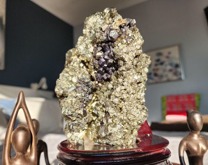 Pyrite Specimen, Cubic Pyrite, Pyrite Raw, Large Pyrite Cluster, Large ...