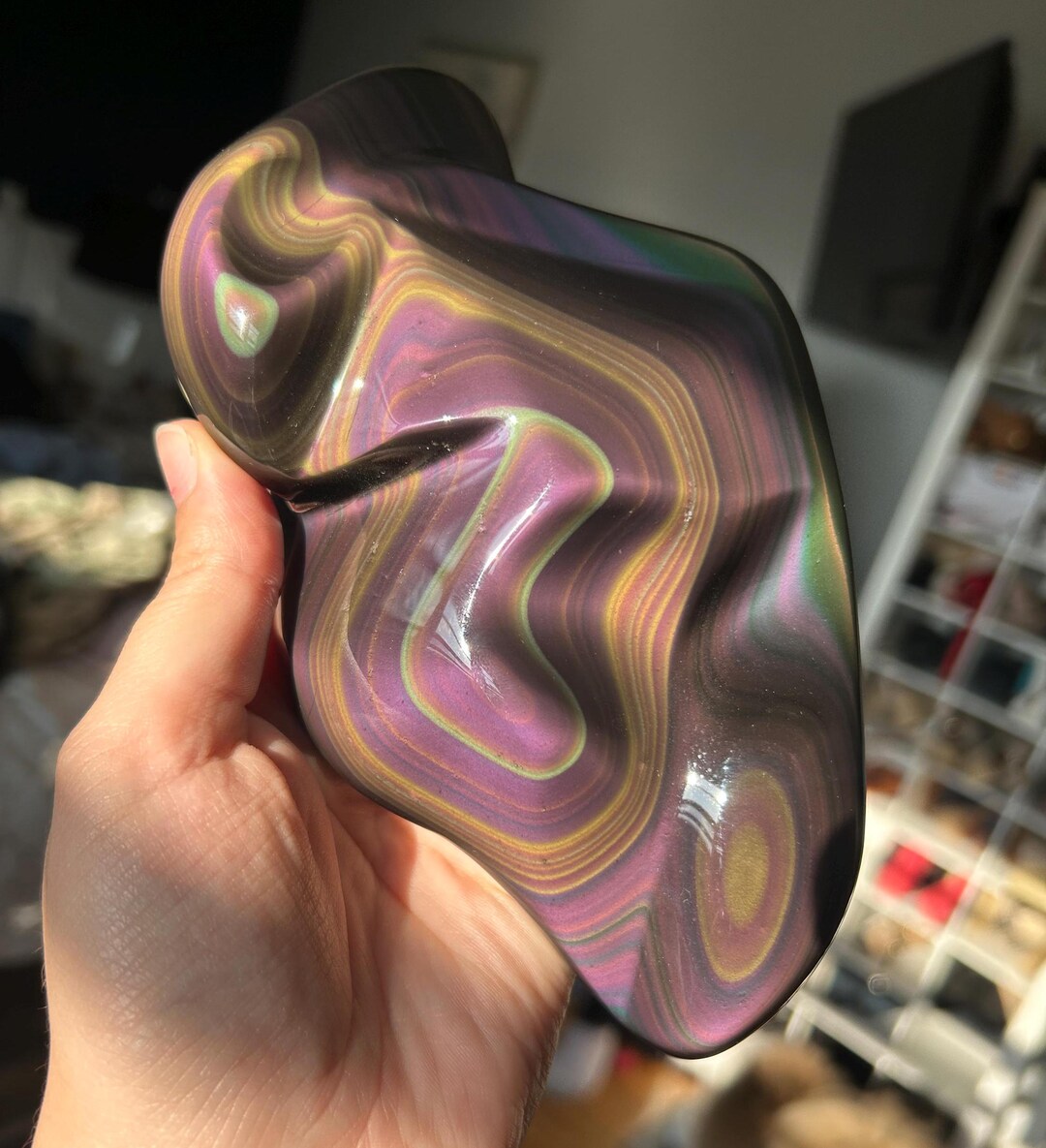 Rainbow Obsidian Freeform, Rainbow Obsidian, Rainbow Obsidian Free Form ...
