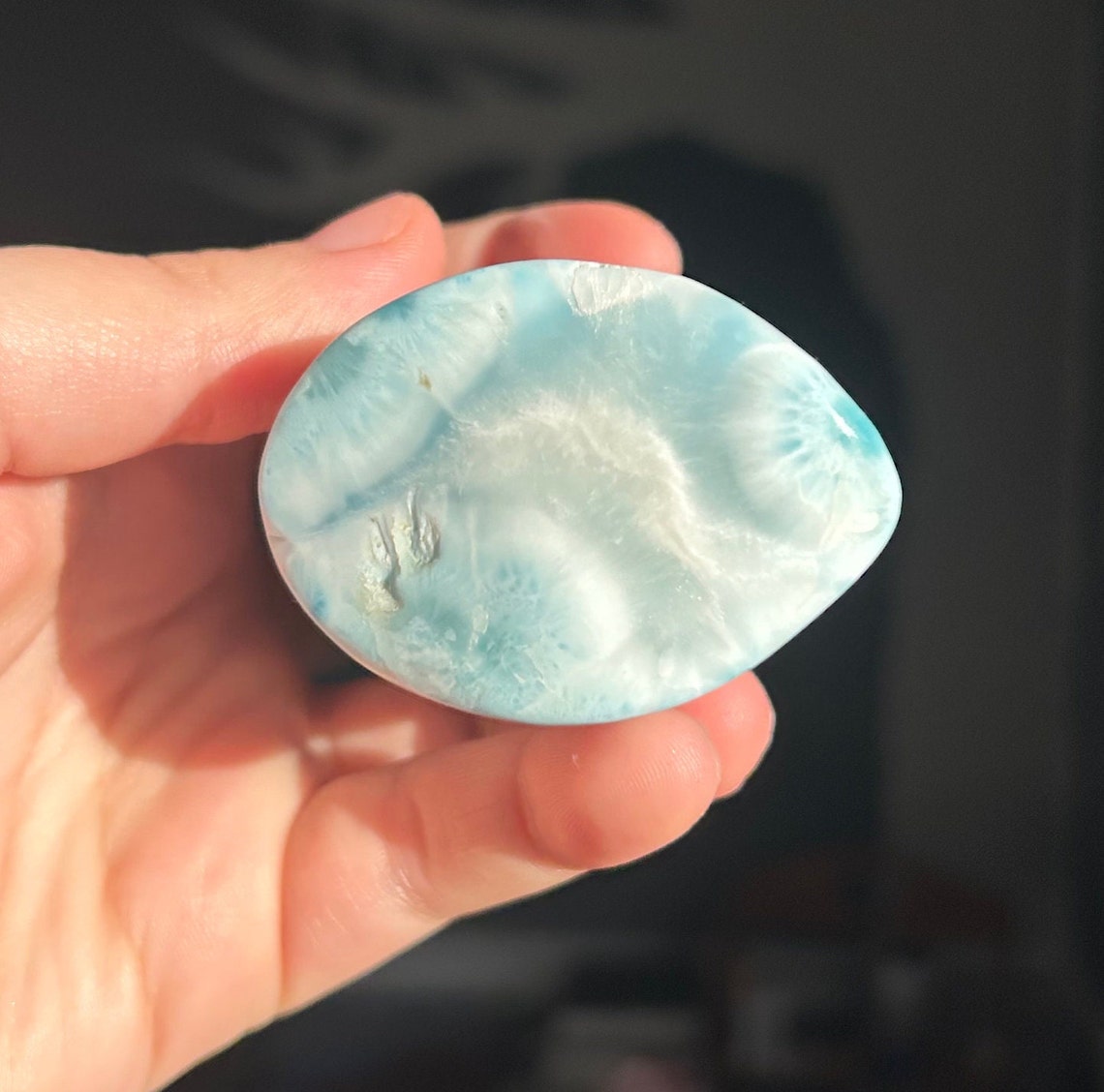 Dominican Larimar Freeform Carving (368g, 3.75") - Etsy