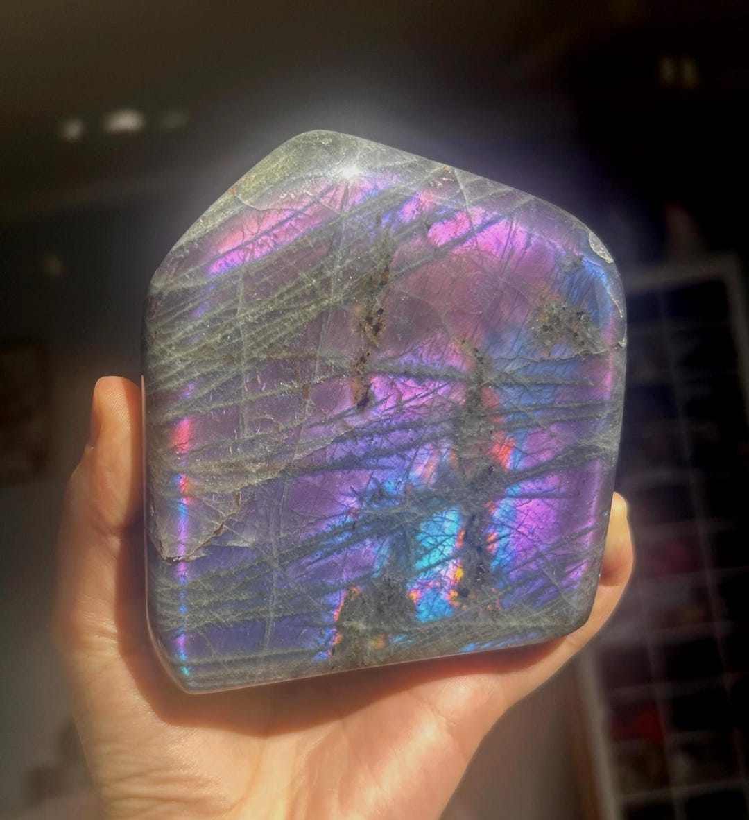 Flashy Rainbow Labradorite Free Form - Etsy