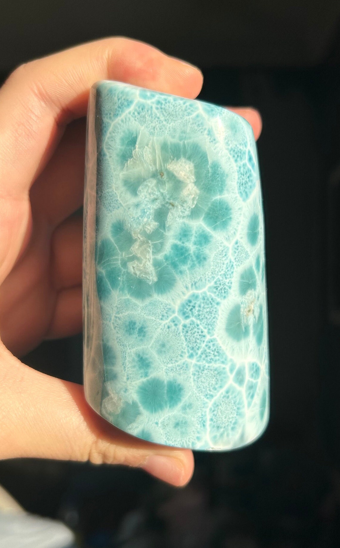 Dominican Larimar Freeform Carving (368g, 3.75") - Etsy