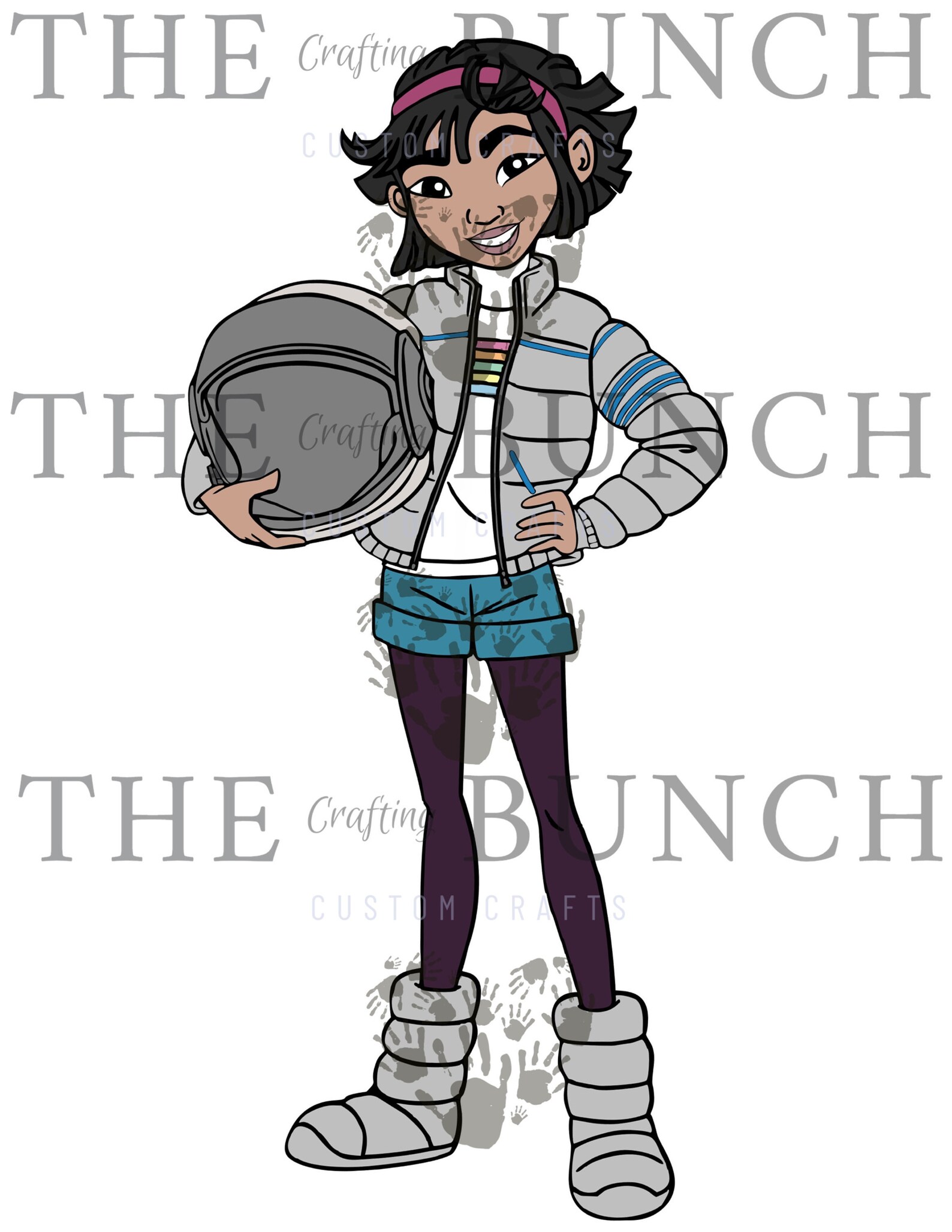 Over the Moon Fei Fei Astronaut SVG, PNG, JPG, Digital Download, Over ...