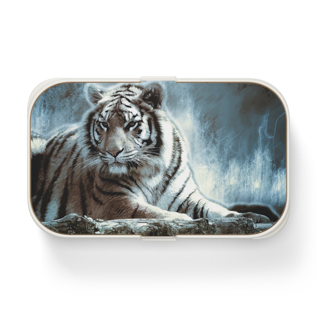 Bento Lunch Box - Tiger on a Leakproof, Compact, Japanese Style Lunch ...