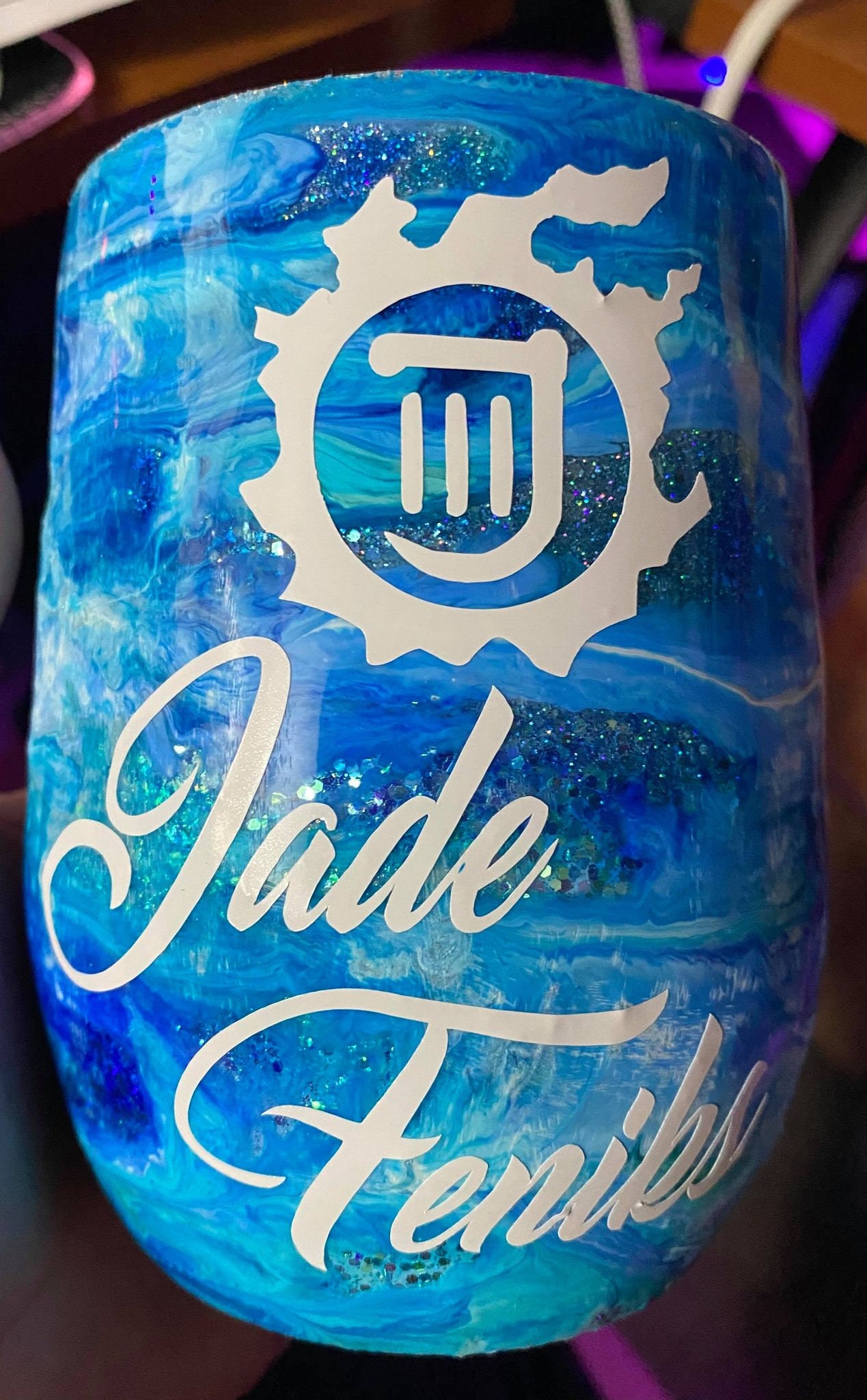 Personalized Tumbler Cup-ffxiv/drink/wine/stainless Steel/job | Etsy