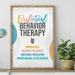 DBT Poster, Dialectical Behavior Therapy, Therapy Office Decor, Therapy ...