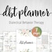 DBT Planner, DBT Skills Tracker, Mental Health Journal, Self Care ...