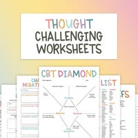 BACE Tracker Printable: CBT Self-care Worksheet (weekly PDF Download A4 ...