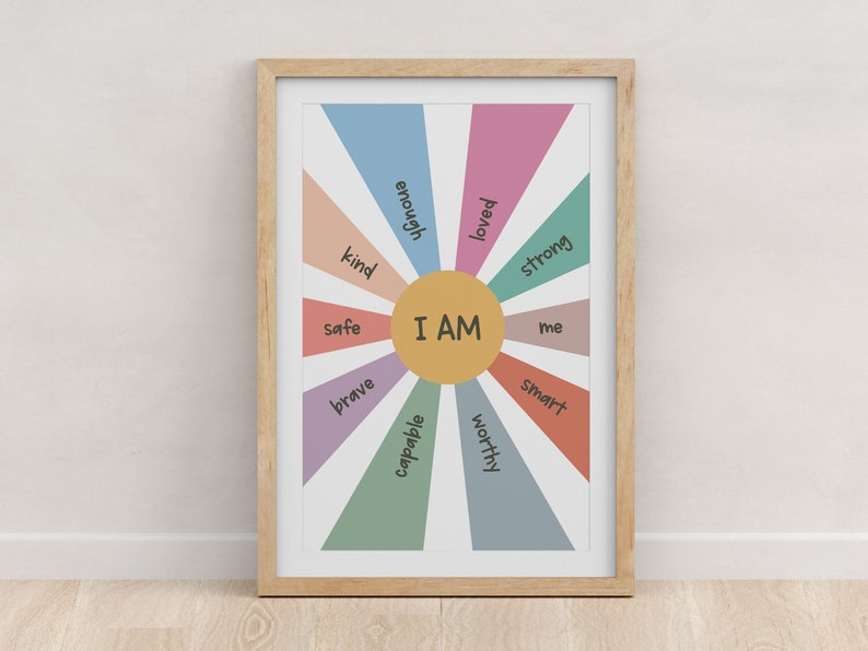 I Am... Poster Positive Affirmations Therapy Office Decor - Etsy