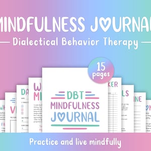 DBT MEGA BUNDLE, Dbt Workbook, Dbt Skills, Therapy Worksheet ...