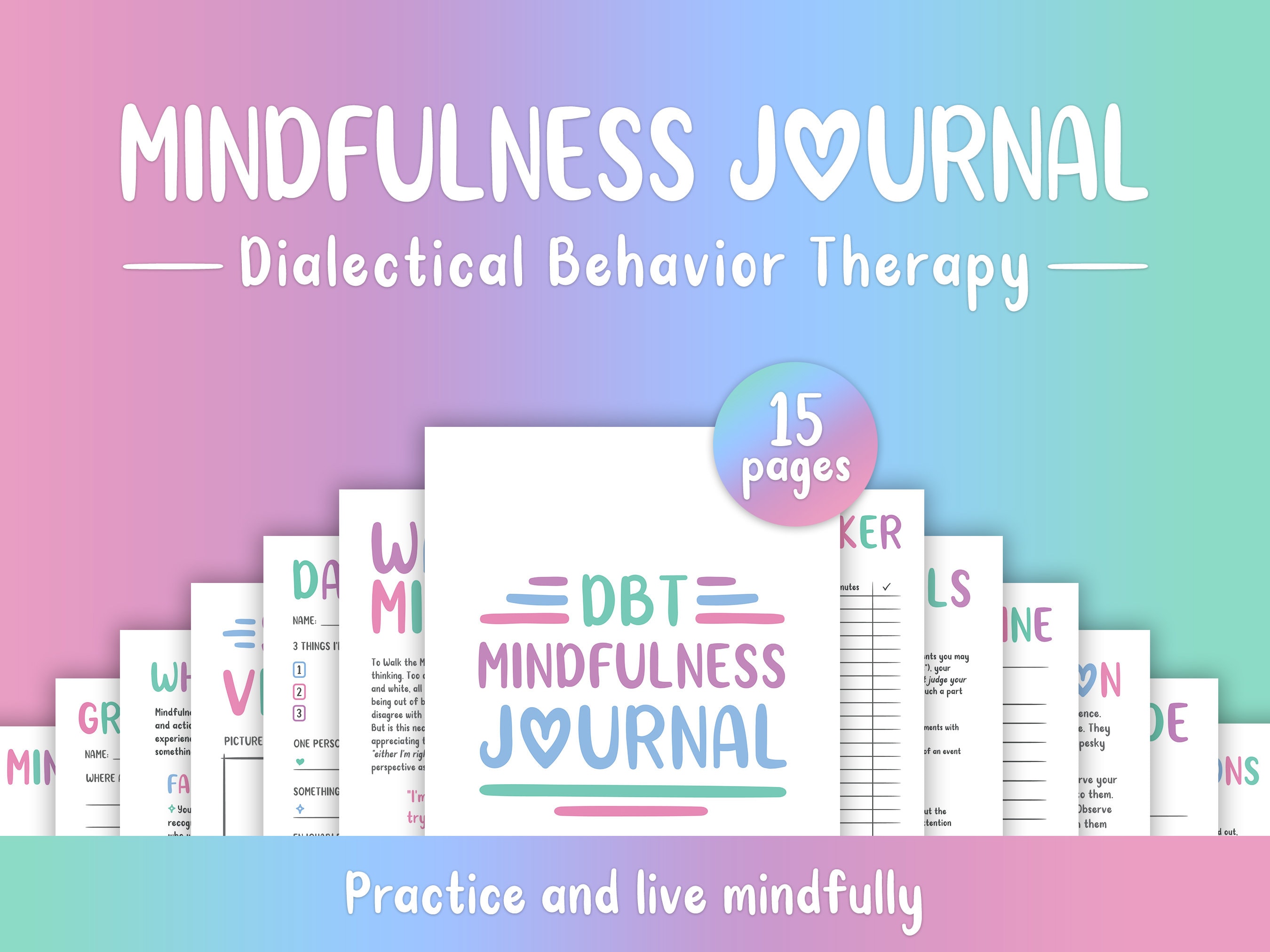 DBT MEGA Bundle, COMMERCIAL License, Dbt Workbook, Dbt Skills, Therapy ...