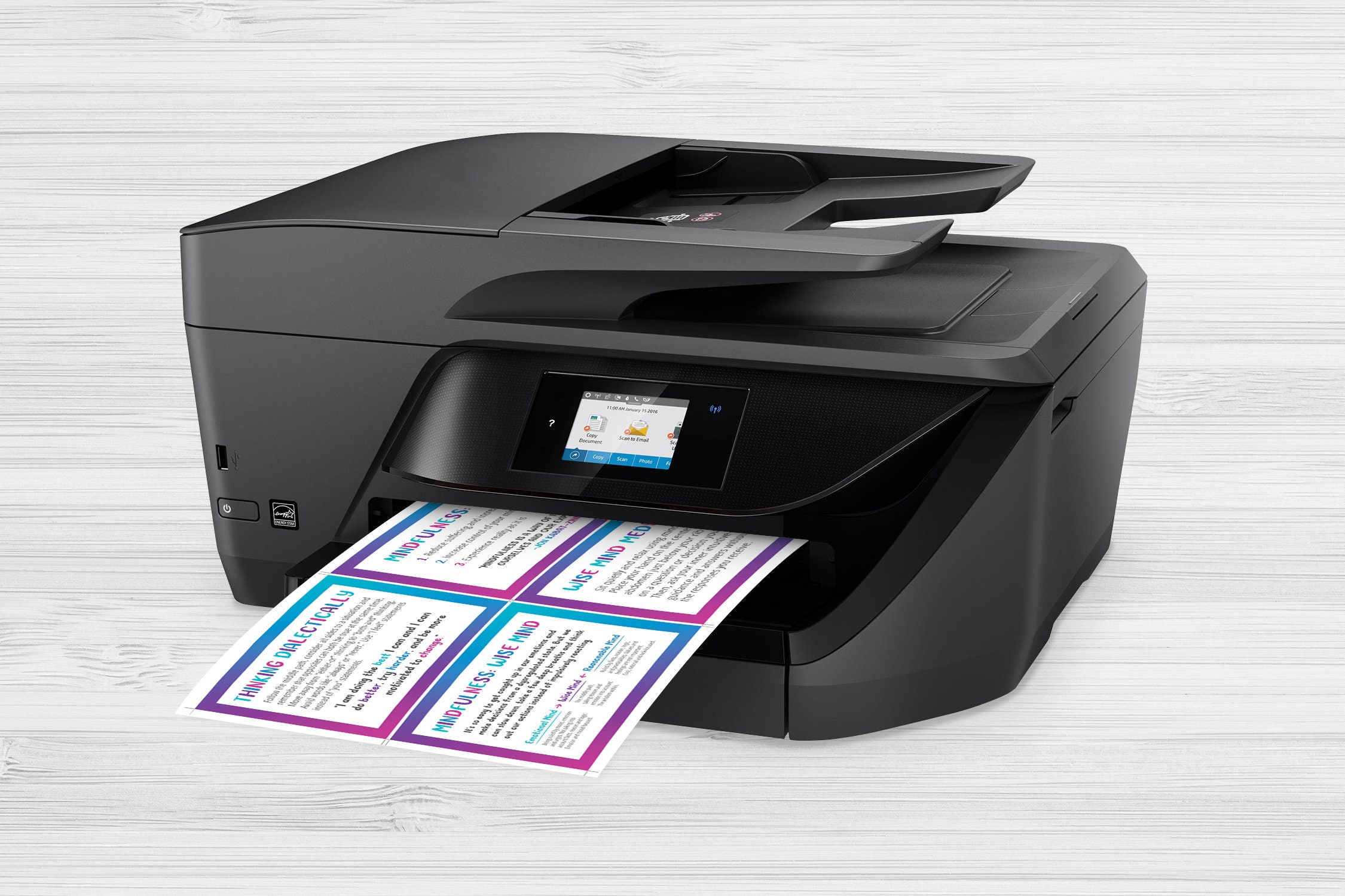 DBT Flash Cards, 44 Printable Cards, Self Help Cards, Coping Skills ...