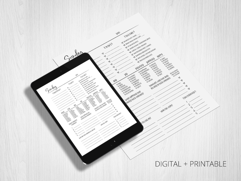 Emotions Planner, DBT Emotional Regulation, Dialectical Behavior ...