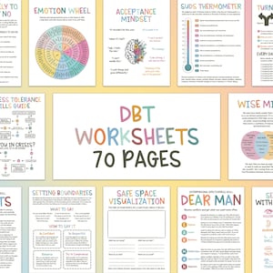 DBT MEGA Bundle, COMMERCIAL License, Dbt Skills, Dbt Workbook, Therapy ...