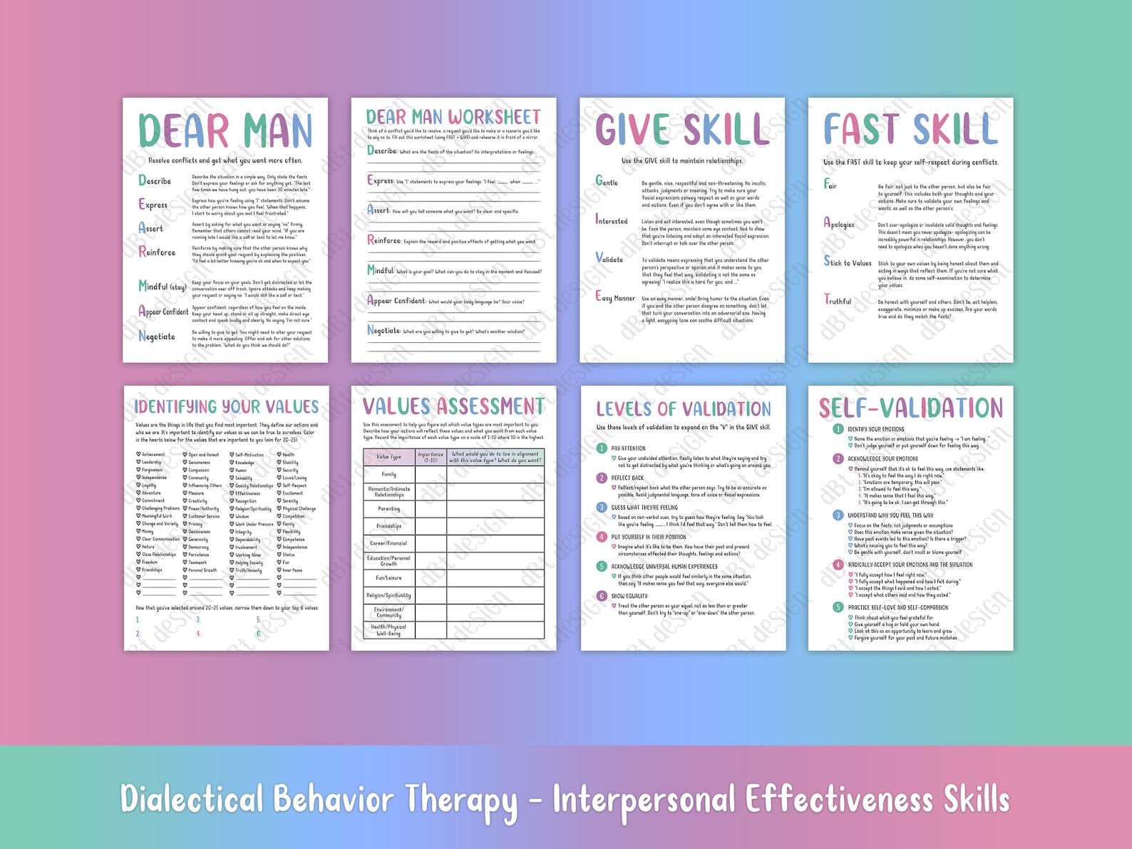 Communication Journal, DBT Interpersonal Effectiveness, Mental Health ...